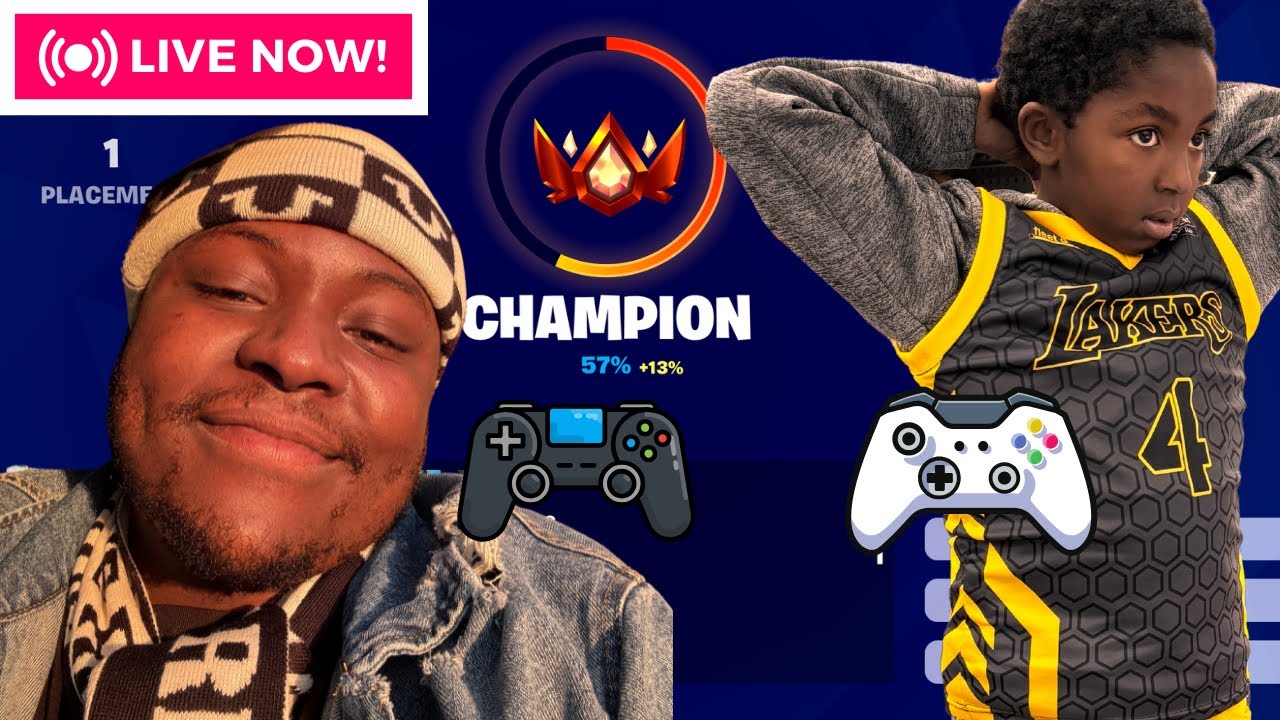 🔴LIVE: NEPH AND UNK TRYING TO GET CHAMPION RANKED RELOAD ZERO BUILD ...