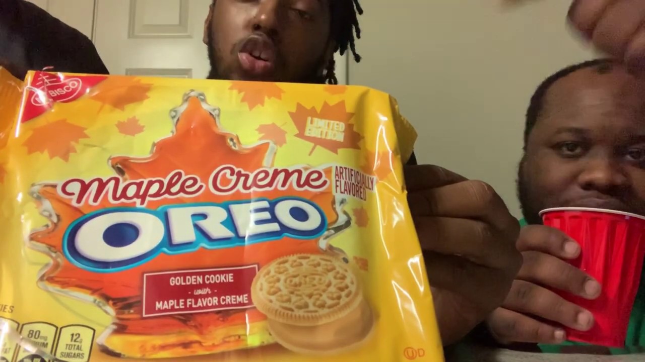 OREO Maple Creme Flavored Cookies Review - YouTube
