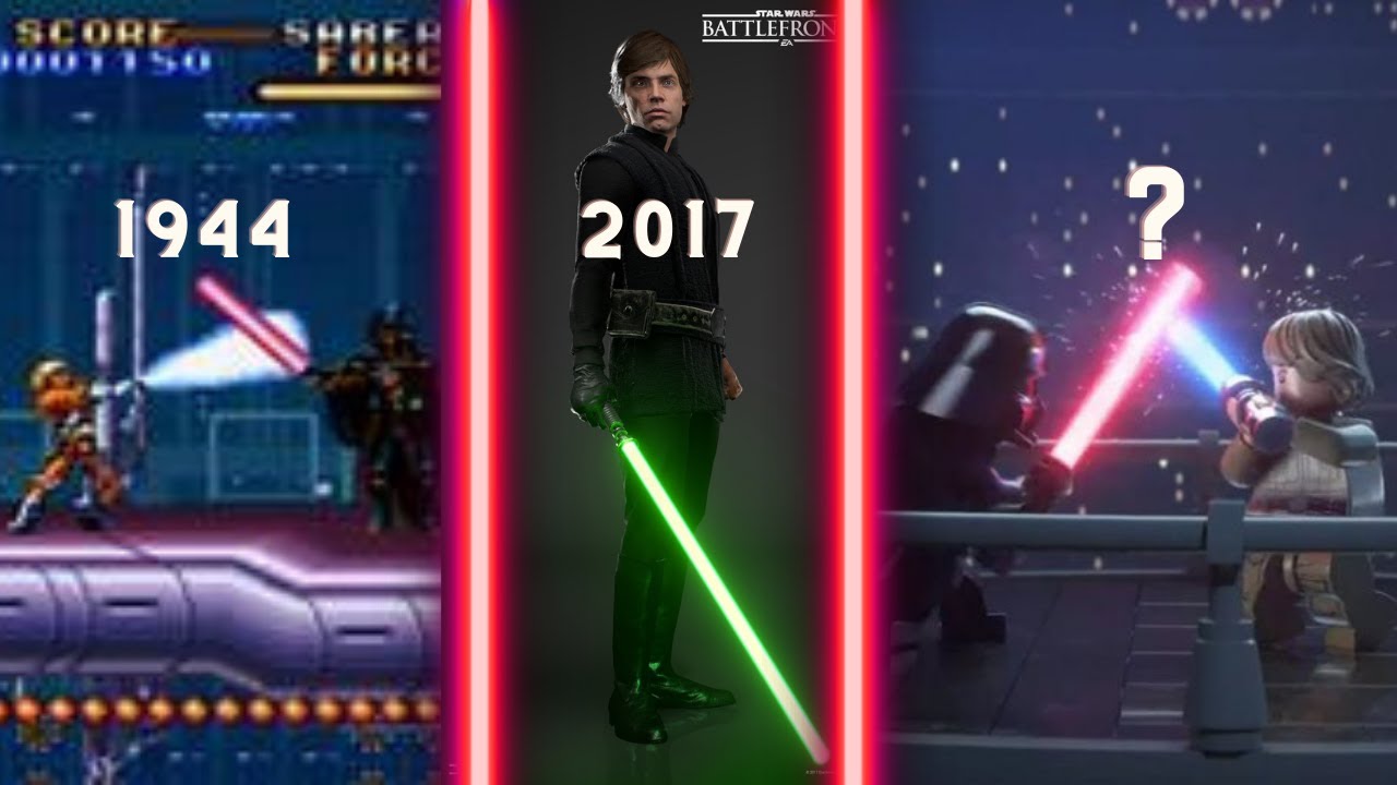 History Of Luke Skywalker In Video Games 1944 - 2021 - YouTube