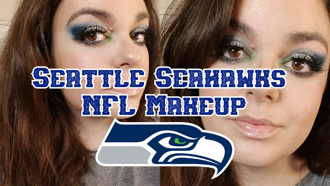 NFL Seattle Seahawks Gametime Makeup Tutorial! Series - YouTube