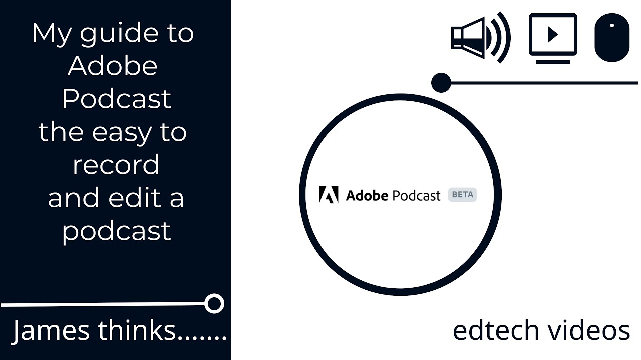 My guide to Adobe Podcast - the easy to record and edit a podcast - YouTube