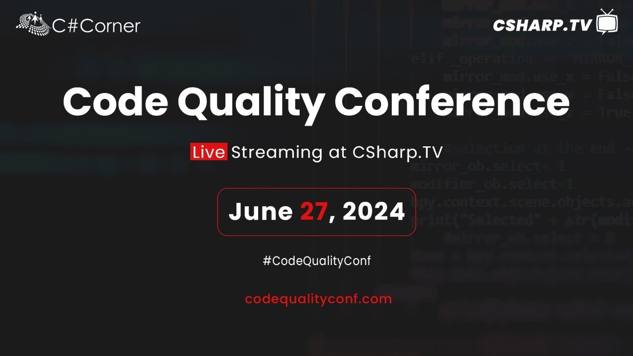 Code Quality Conference 2024 - YouTube