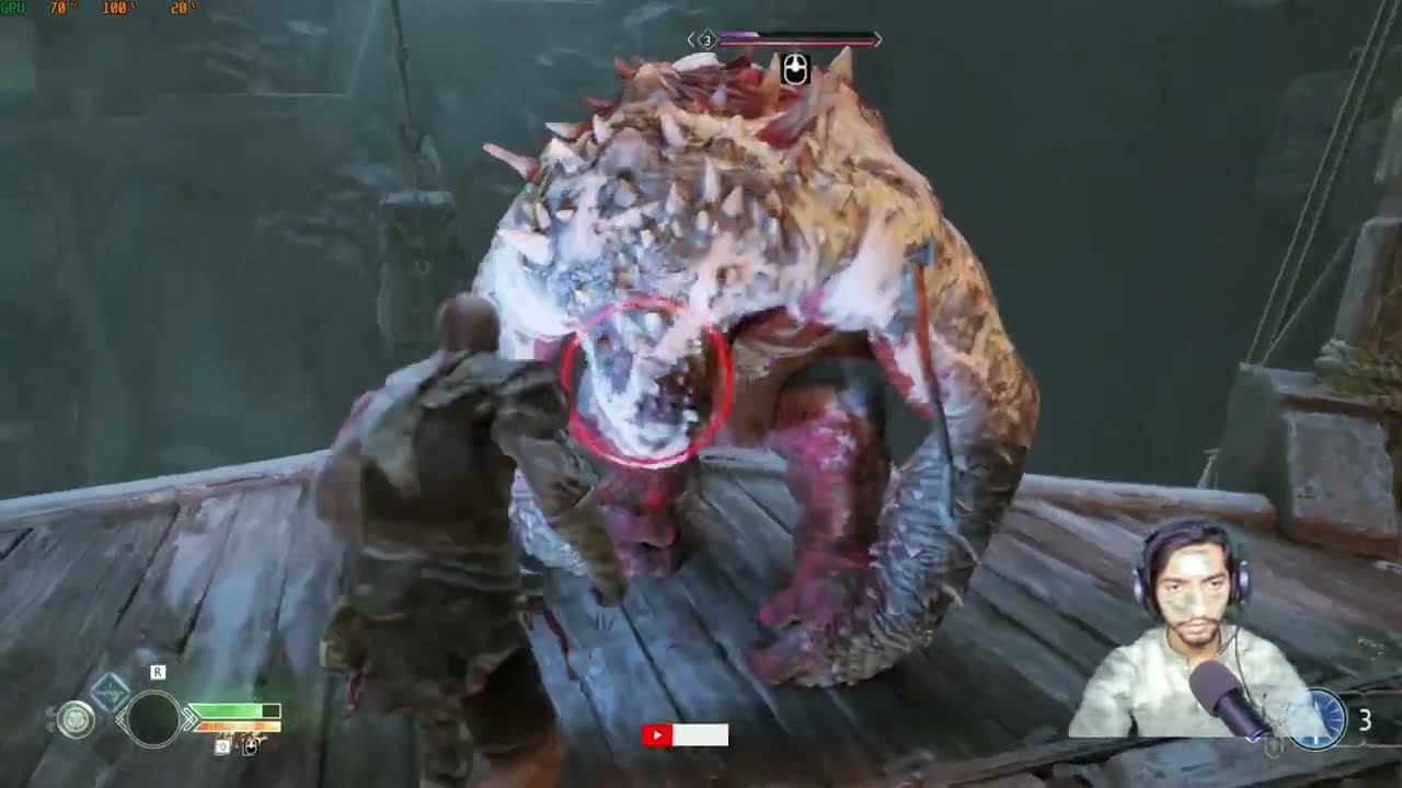 God of War 4 - Dragon Boss Fight (God of War 2018) Part 8 [Full HD 60 ...