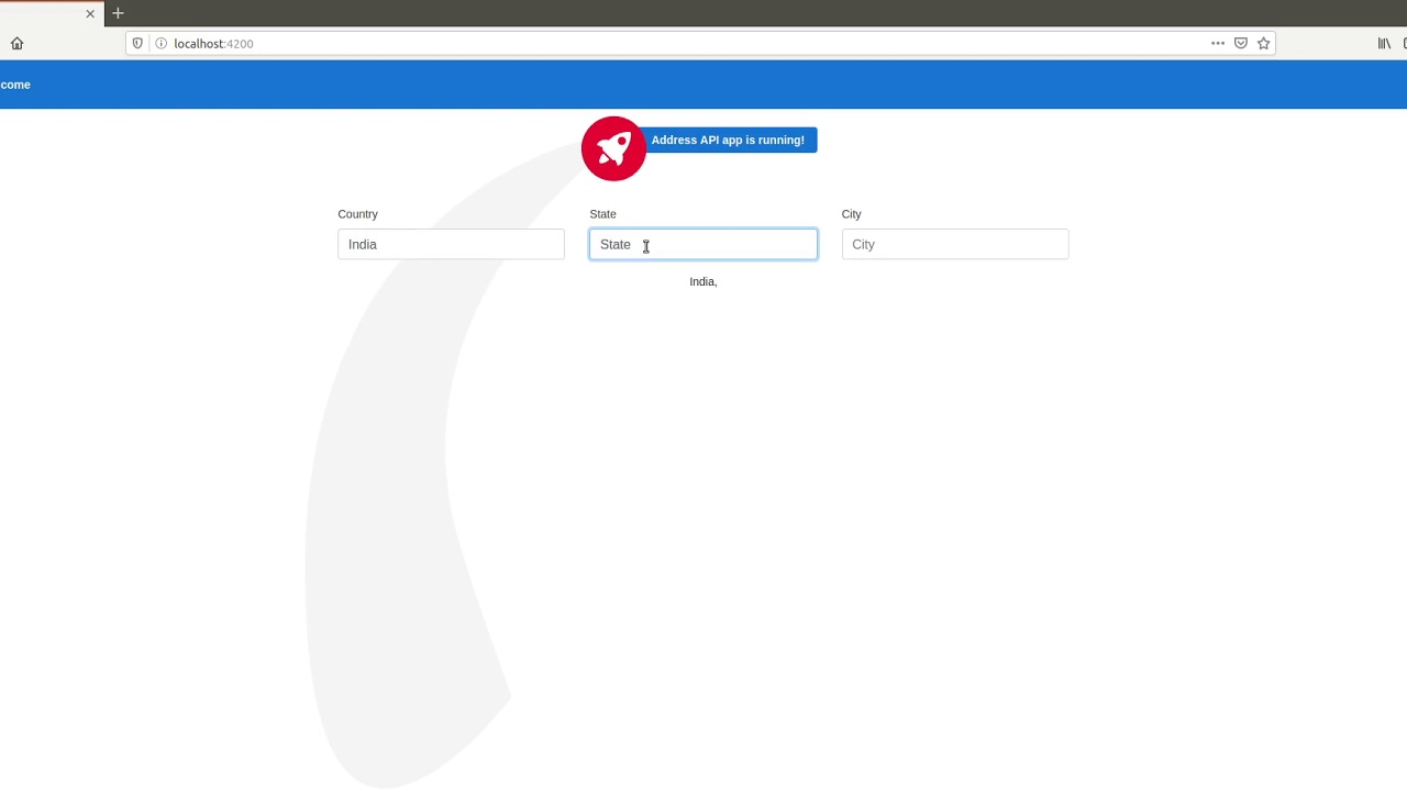 Address API Country City State - YouTube