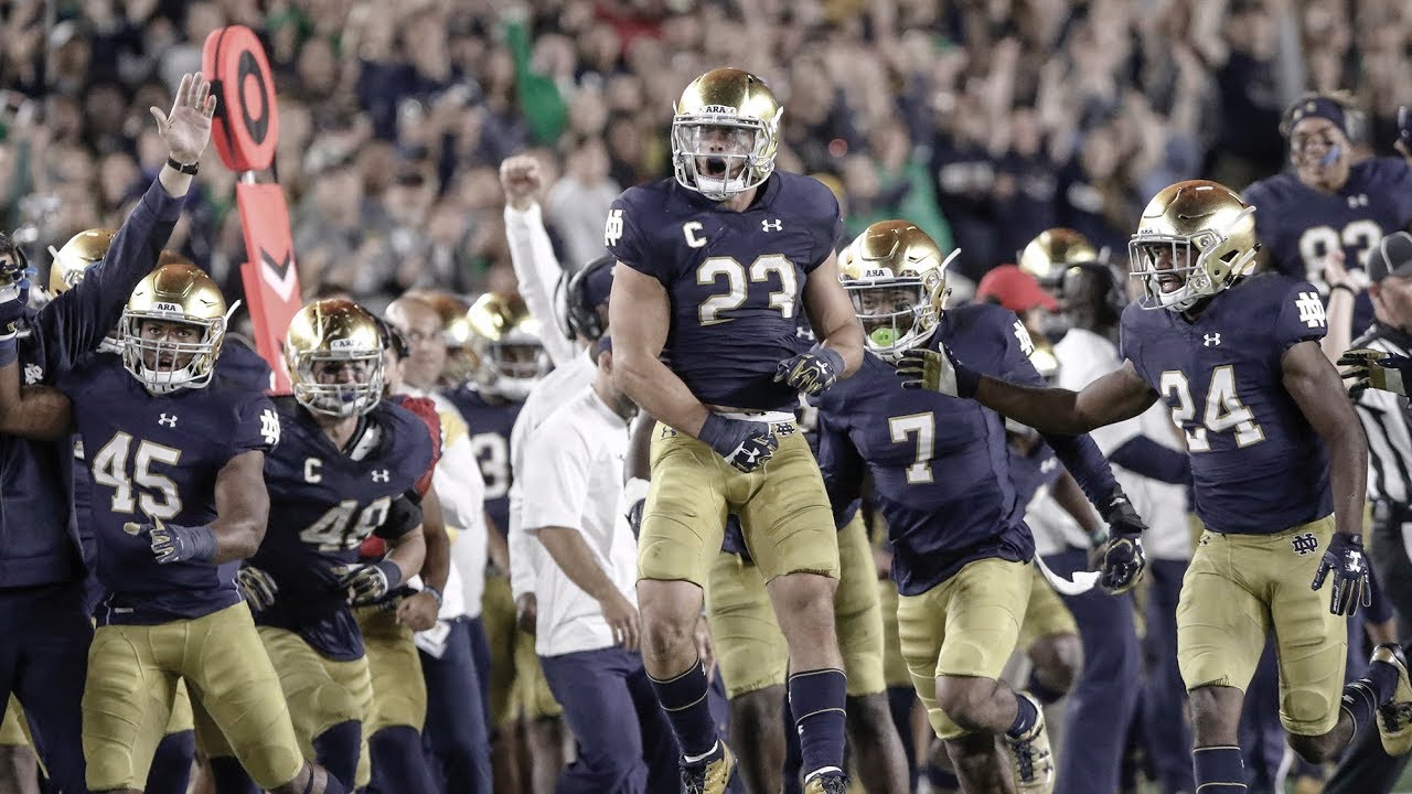 The Highlight: Georgia 20 Notre Dame 19 - YouTube