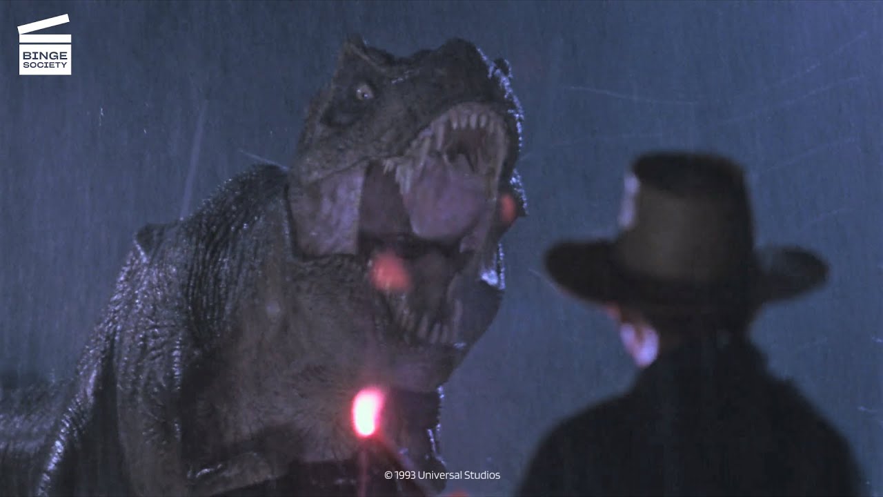 Jurassic Park: T-Rex attack HD CLIP - YouTube