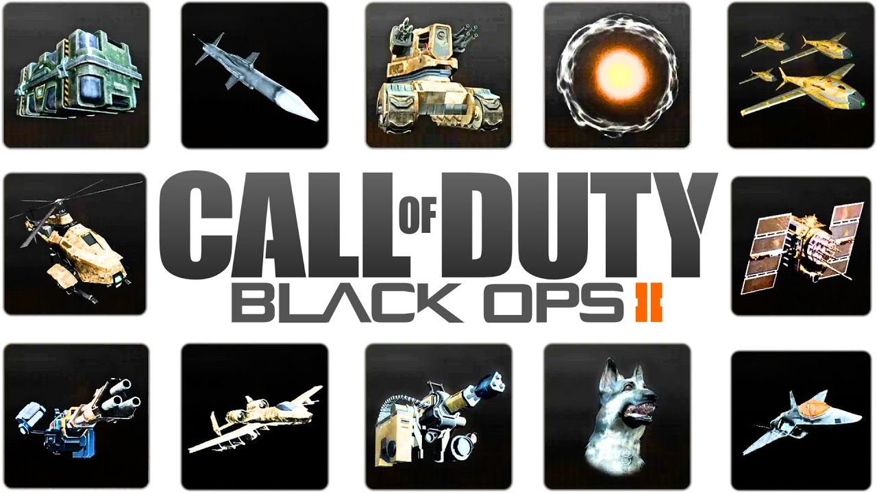 Call Of Duty : Black Ops 2 All Scorestreaks - Showcase - YouTube