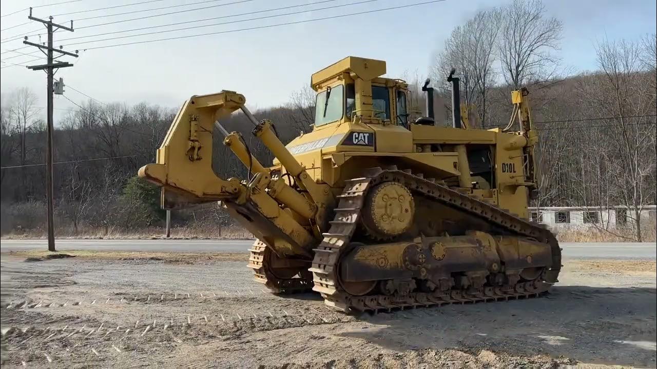 1983 Caterpillar D10L D10 Dozer U Blade Ripper Cab Heat Air Cat D348 For Sale Nice Dozer - YouTube