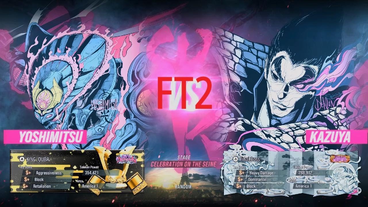 KING QUBA (Yoshimitsu) Vs FINAL BOSS (Kazuya) - TEKKEN 8 QUICK MATCHES ...