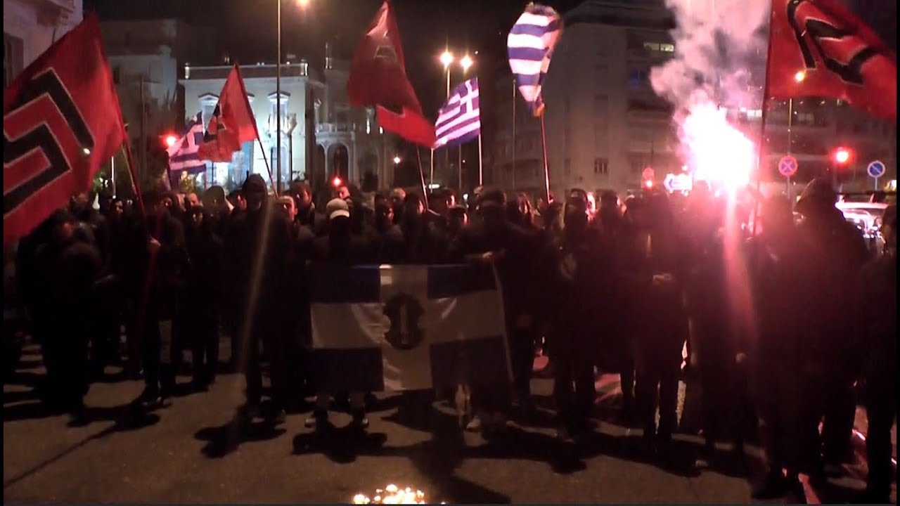 Χρυσή Αυγή: Πορεία ενάντια στο κατοχικό ψευδοκράτος - YouTube