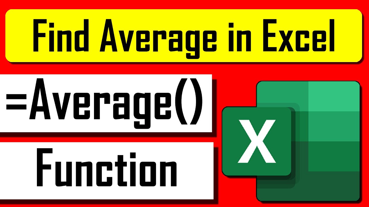 How To Use AVERAGE Function In Excel YouTube how-to-use-average-function-in-excel-youtube