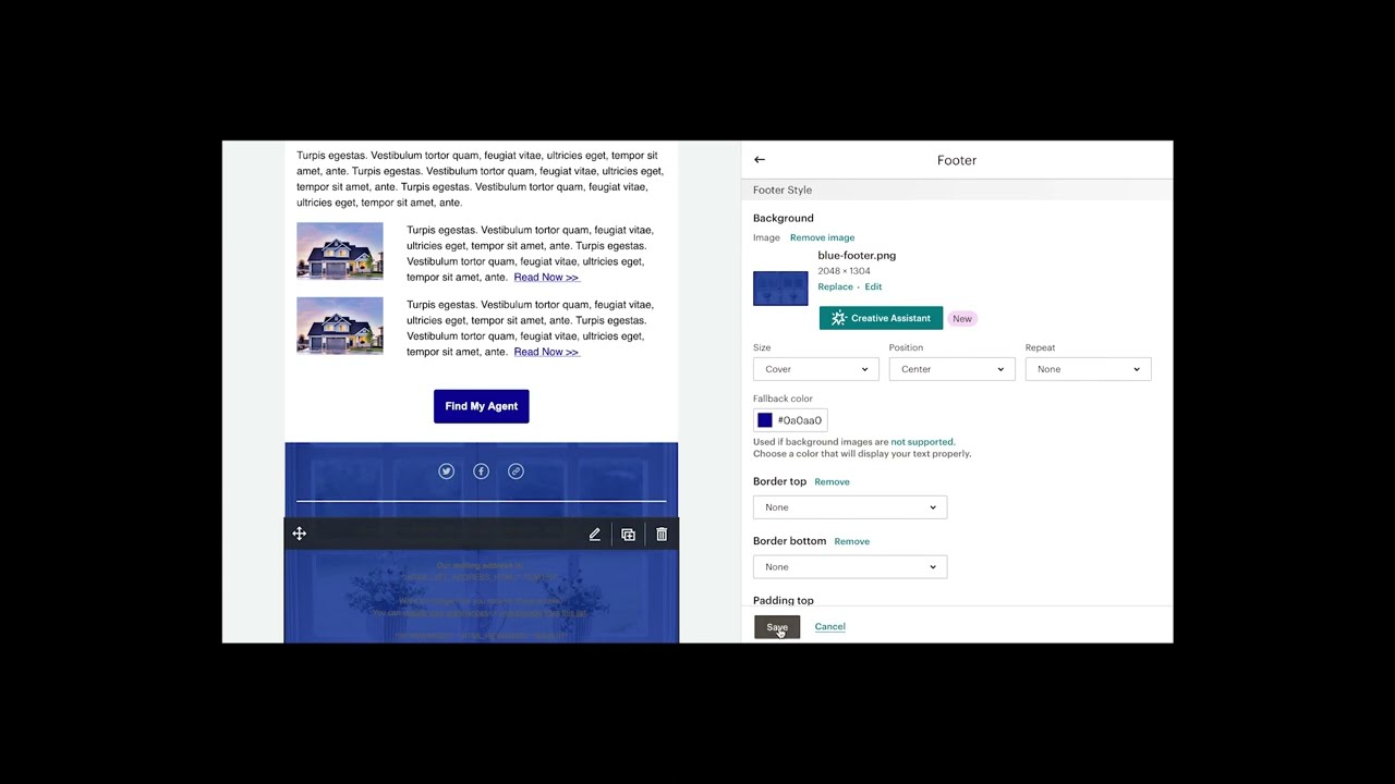 How To Edit The Footer In Mailchimp 10 Of 12 YouTube How To Edit The Footer In Mailchimp 10 Of 12 YouTube