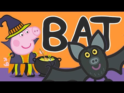 Peppa Pig Halloween Special 🎃  Learning Spelling for Kids - Learning with Peppa Pig