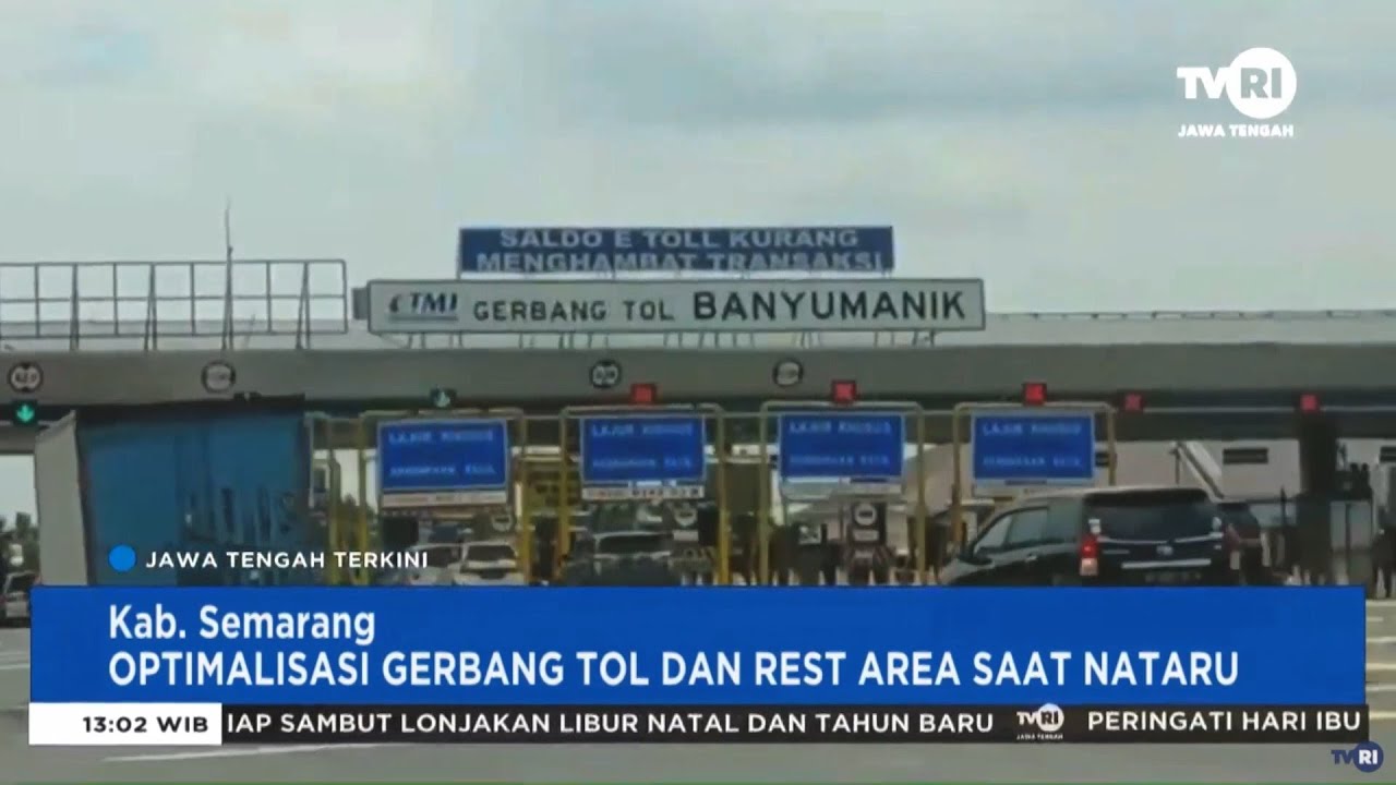 Optimalisasi Gerbang Tol dan Rest Area Saat Libur Nataru - YouTube
