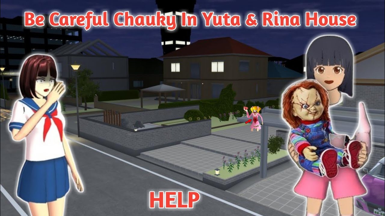 Be Careful Chauky In Yuta & Rina House 😱 || Sakura School Simulator ...