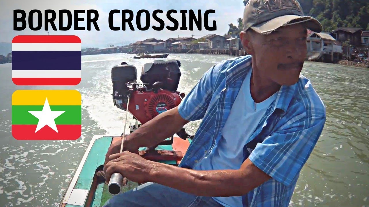 BORDER CROSSING THAILANG TO MYANMAR | Ranong - Kawthaung | #myanmar # ...