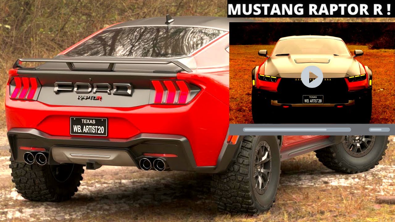ALL NEW 2024 Ford Mustang Raptor R Design - Has Supercharged F-150 V8 ...