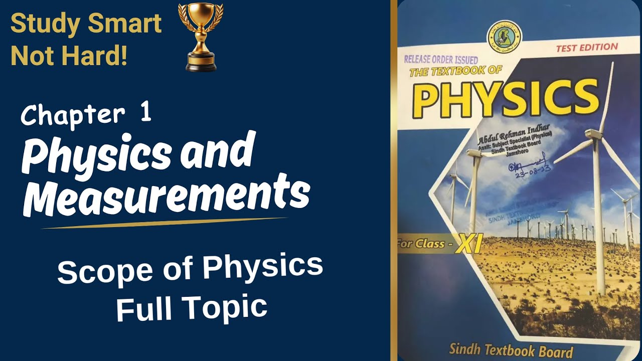 Scope of Physics | Branches | Full Topic | Chapter 1 | Class 11 Physics ...