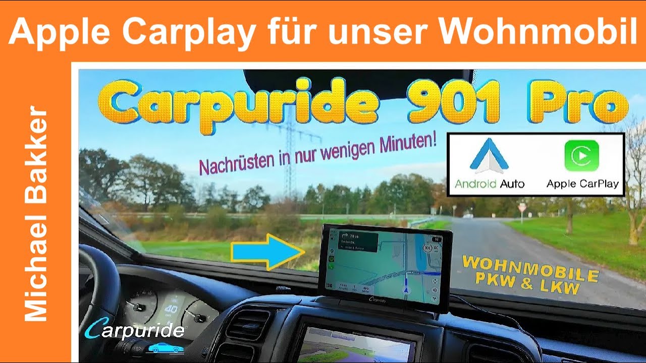 Carpuride W 901 Pro | Apple Carplay & Android Auto für jeden PKW ...