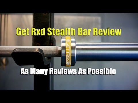 GetRxd Stealth Bar 20kg Olympic Barbell Overview/Review (CrossFit ...