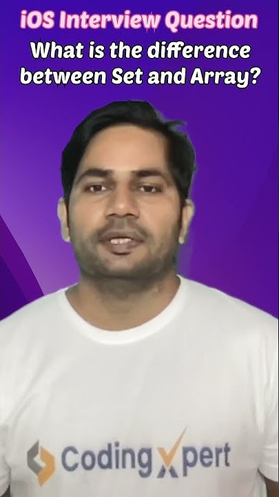 iOS Interview Question: What is the difference between Array and Set? - YouTube