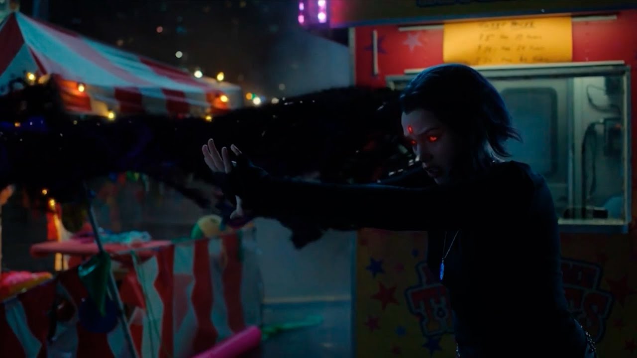 Raven Powers and Fight Scenes - Titans Season 1 and 2 - YouTube