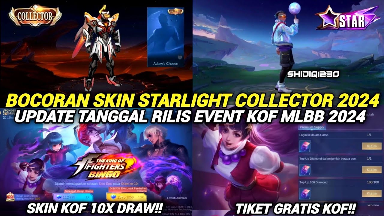 BOCORAN SKIN COLLECTOR & STARLIGHT JANUARI 2024 !! TANGGAL RILIS EVENT ...