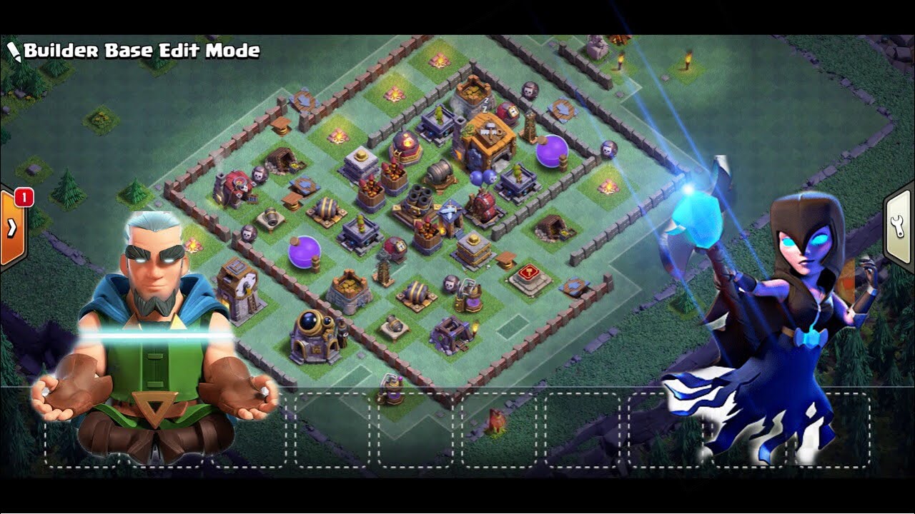 Best Builder Hall 7 Base$ +3700 with Proof$New CoC BH7 Base After NIGHT ...