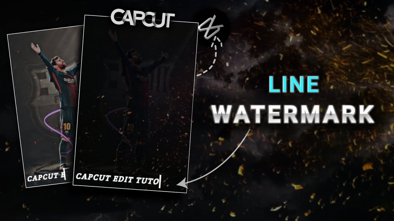 Line watermark tutorial | Capcut | ₩ EDIT_X - YouTube