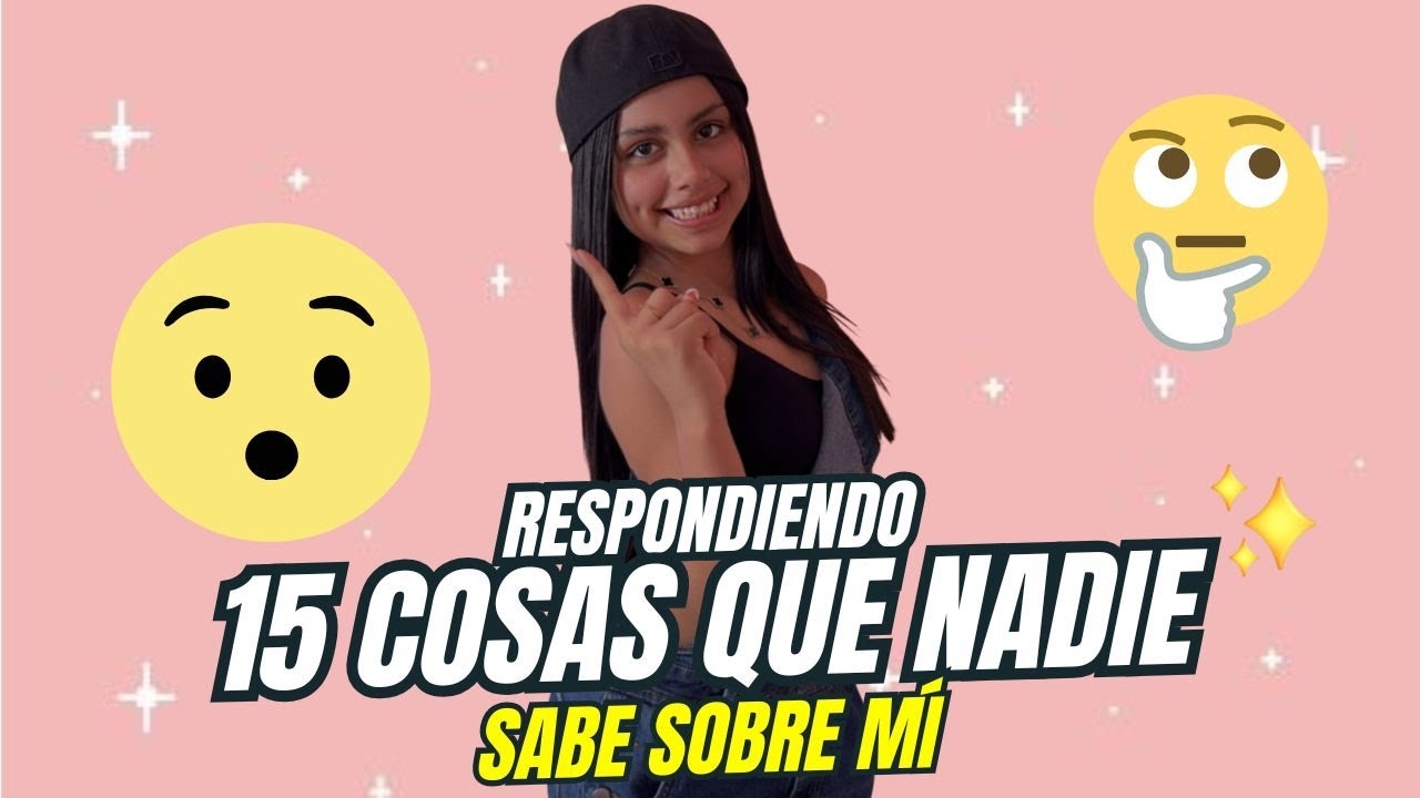 Mi primer video Stefania Cerón😍😝15 cosas de mi - YouTube