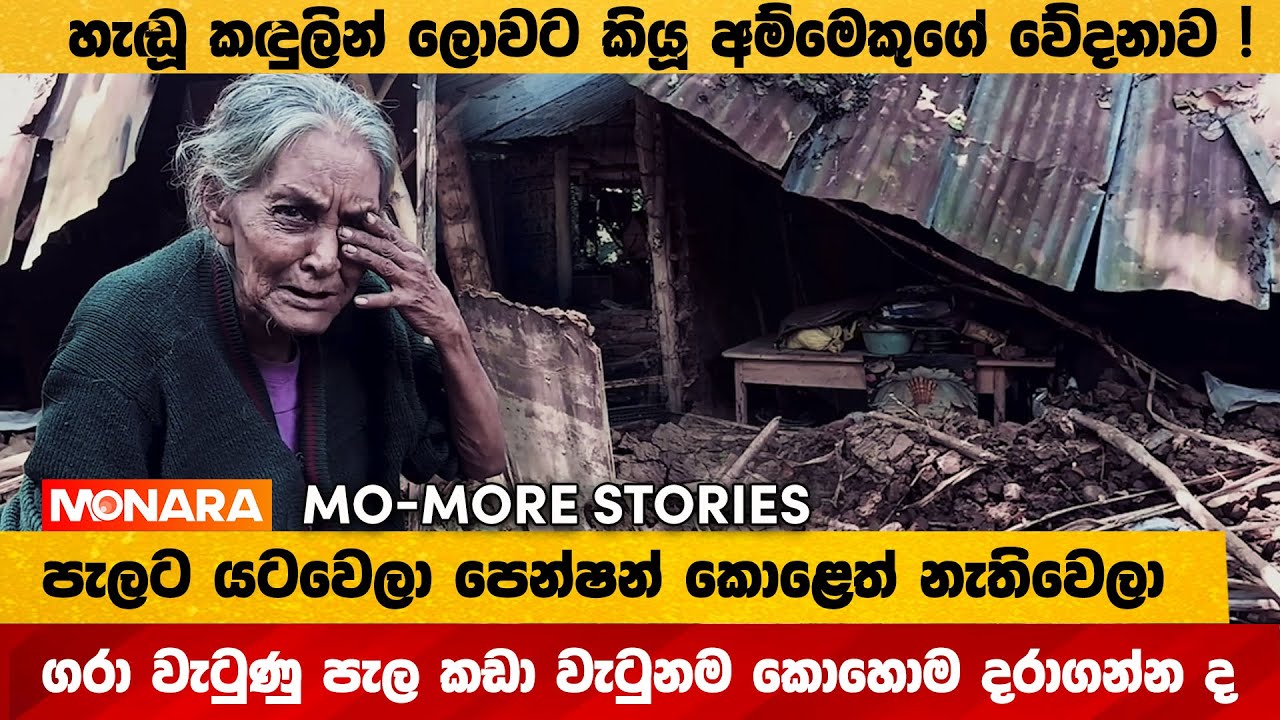 ජීවත් වුන පැල බිමට කඩා වැටුනා මහත්තයෝ Mo More Stories | Monara - YouTube