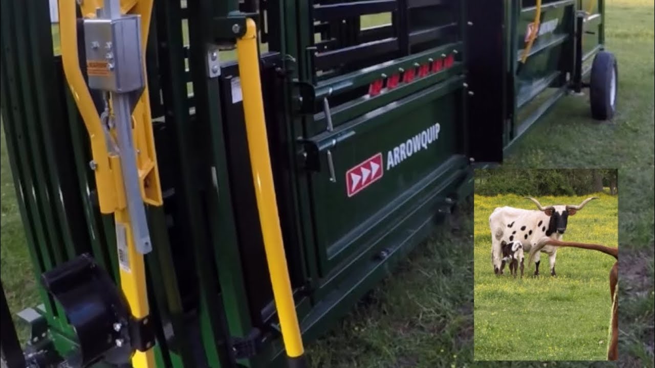 Setting up new ArrowQuip chute for first time & another new baby. - YouTube