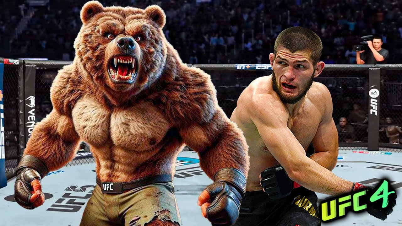 Khabib Nurmagomedov vs. Bear Napoleone (EA sports UFC 4) - YouTube