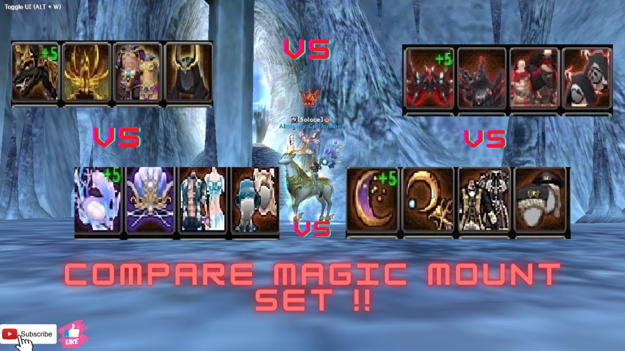 Compare Magic Mount Set !! - Atlantica Revolution - YouTube