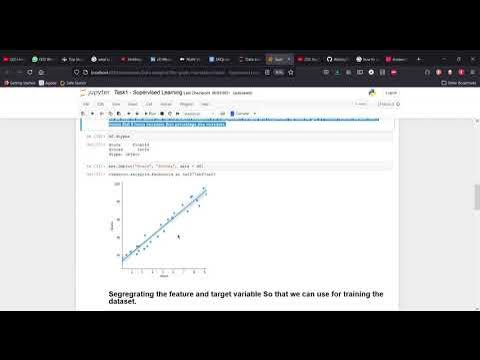 Task1 Supervised Learning Jupyter Notebook - YouTube