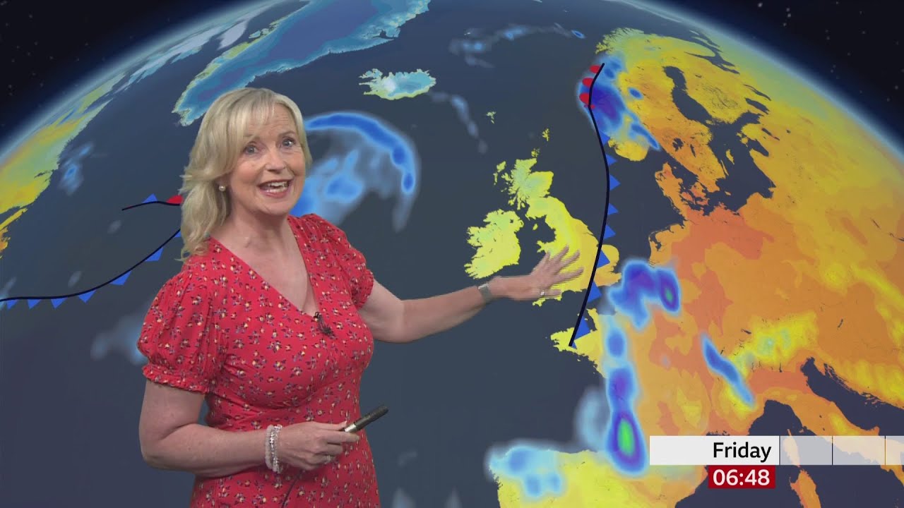 Carol Kirkwood - BBC Breakfast Weather 15/06/2021 - HD - YouTube