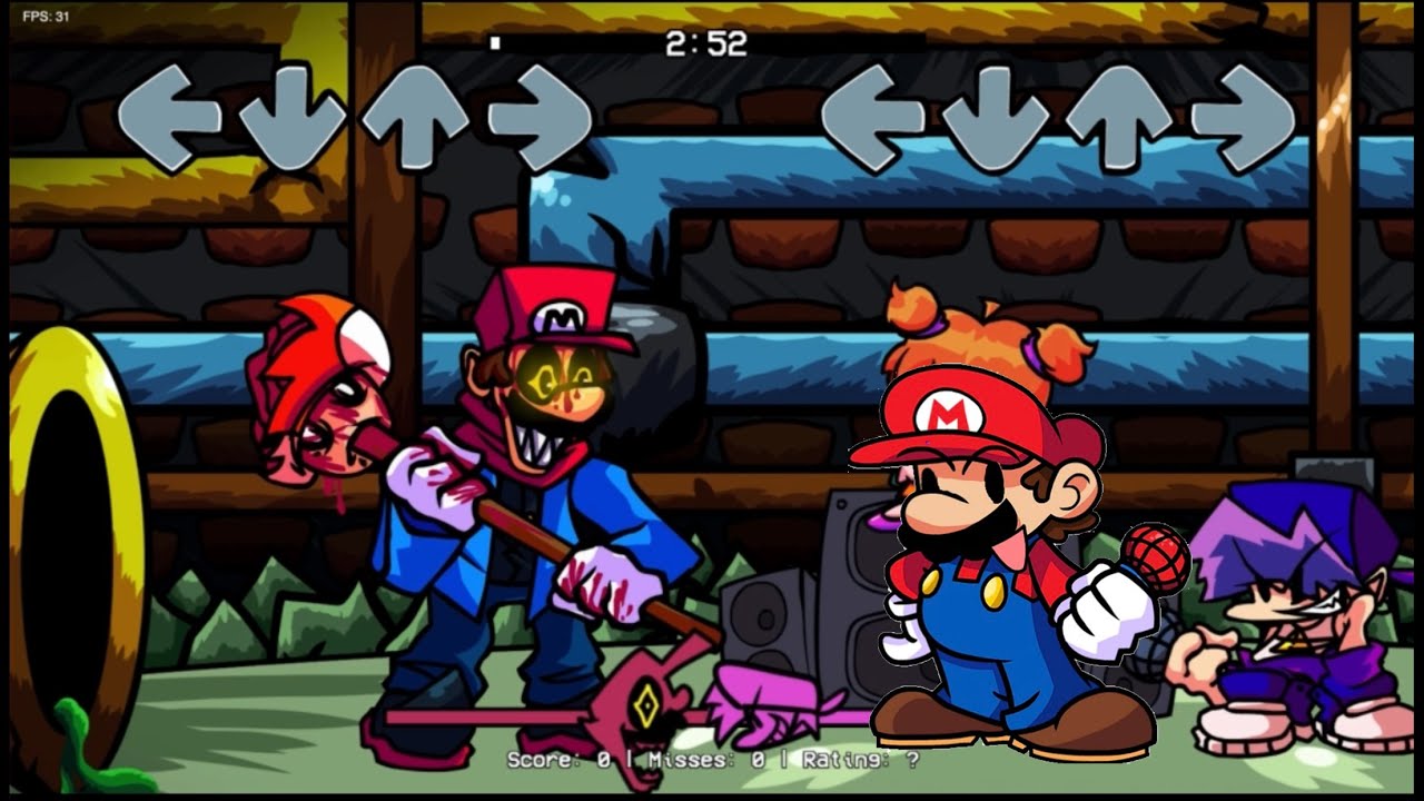 Mario Plays: Friday Night Funkin Mario's Madness D-side - YouTube