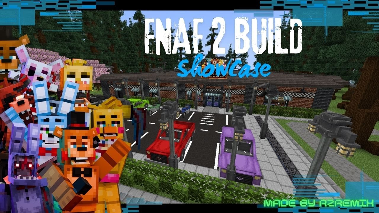 Minecraft Mega FNAF City Build {FNAF 2 SHOWCASE} - YouTube