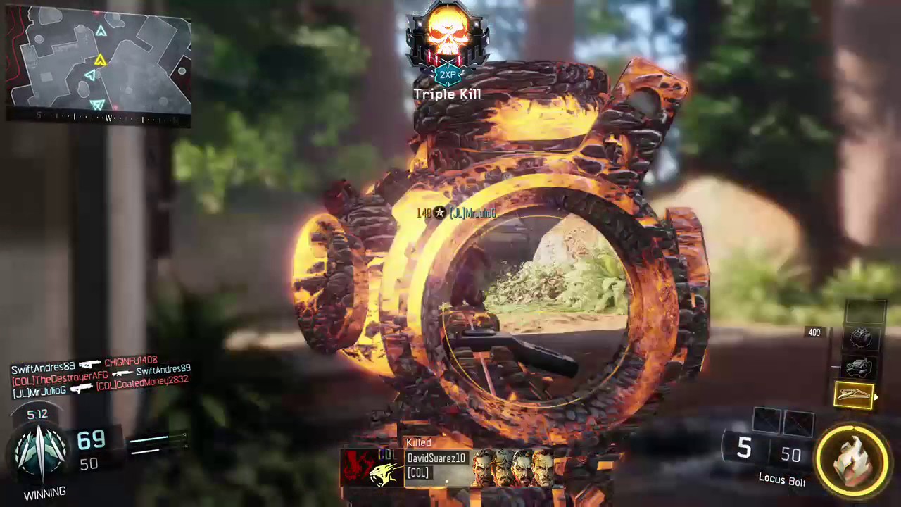 Una Buena Partida A Locus "Call of duty bo3" - YouTube