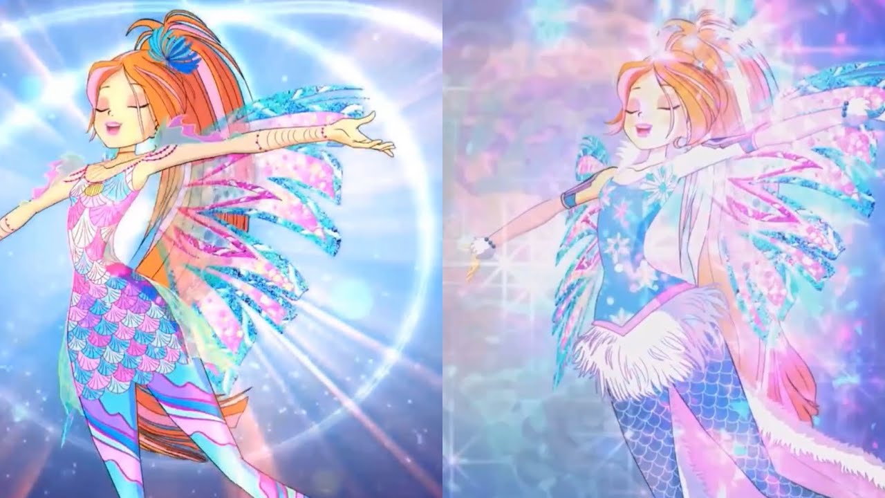 Winx Club Season 8 - Crystal Sirenix AND Sirenix Transformation - YouTube