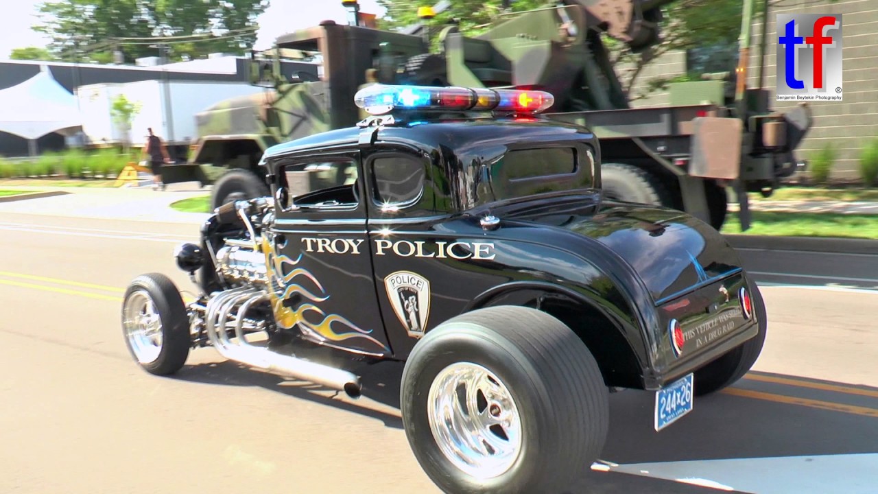 1932 Ford Coupe Hot Rod Troy ( MI ) Police, Ferndale, MI, USA, 08/19 ...