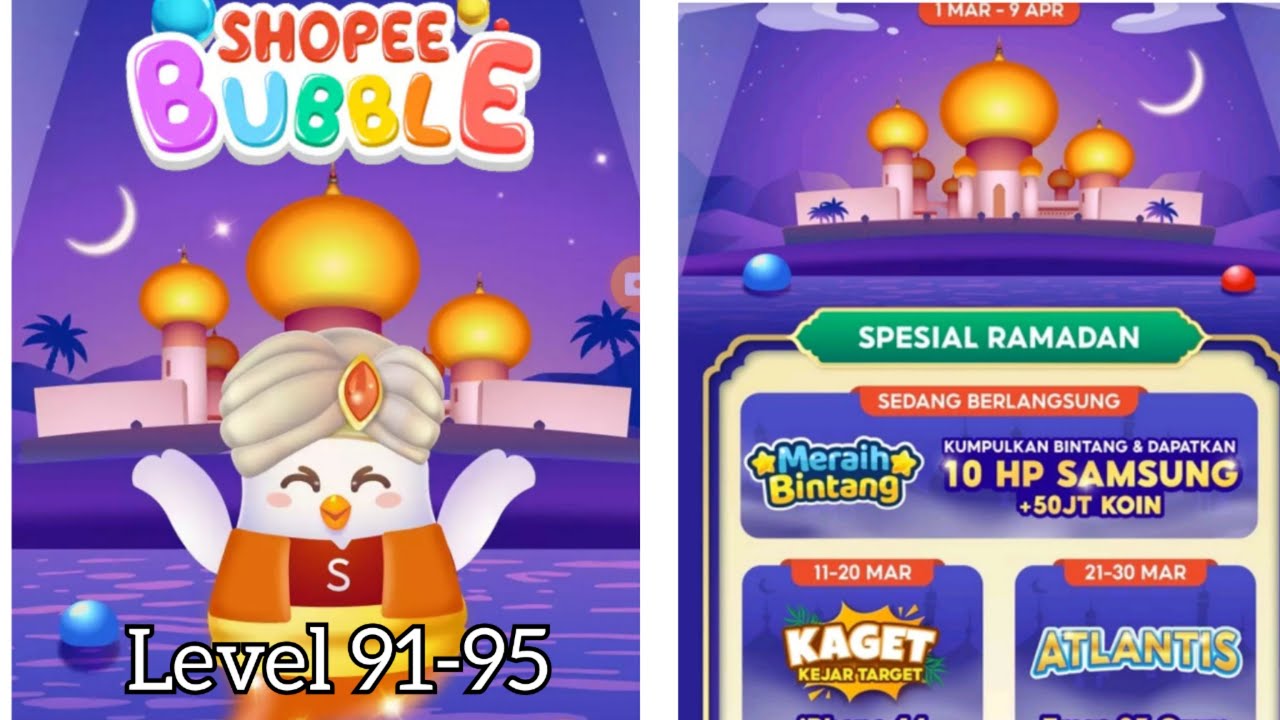 Shopee Bubble level 91-96 - YouTube