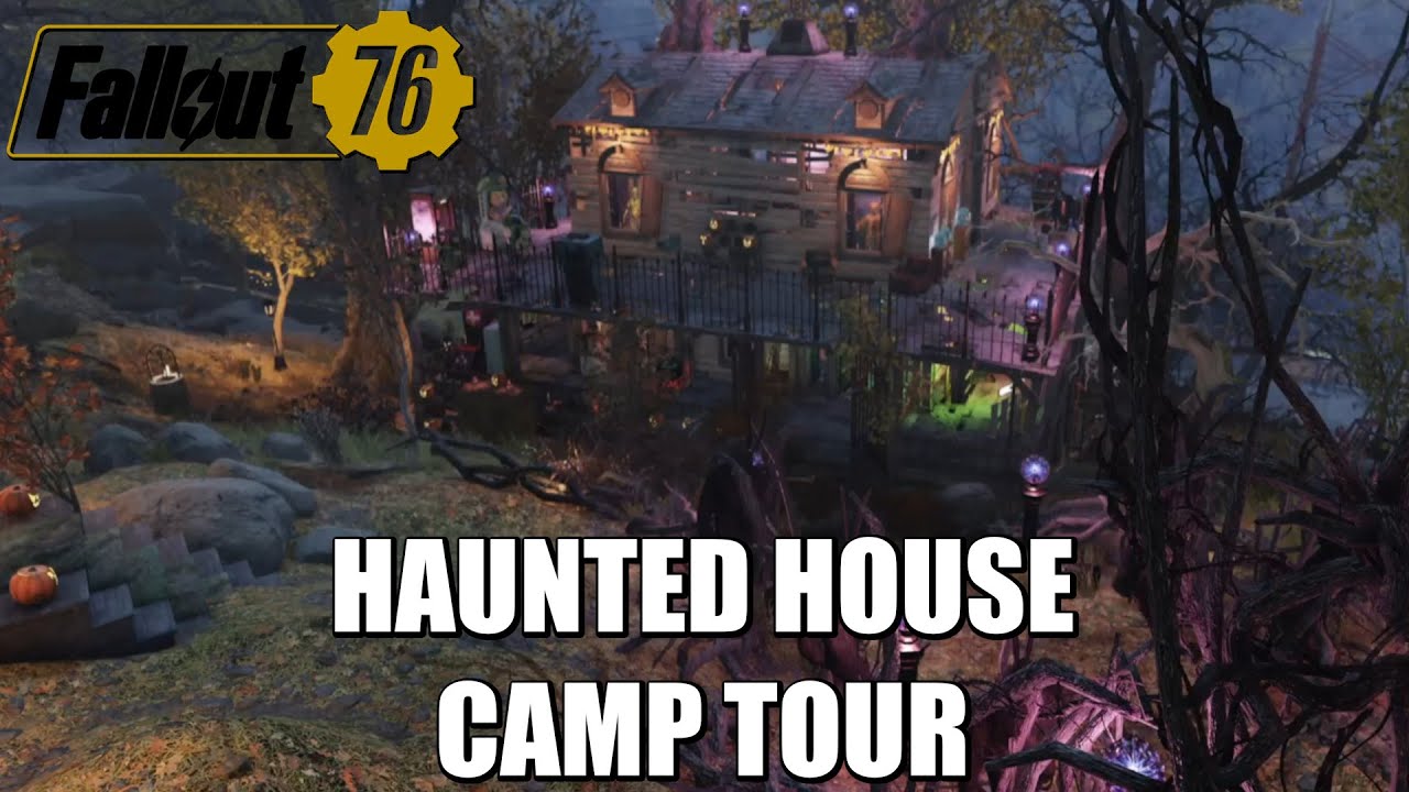 Fallout 76 | Haunted House CAMP | Camp Tours - YouTube