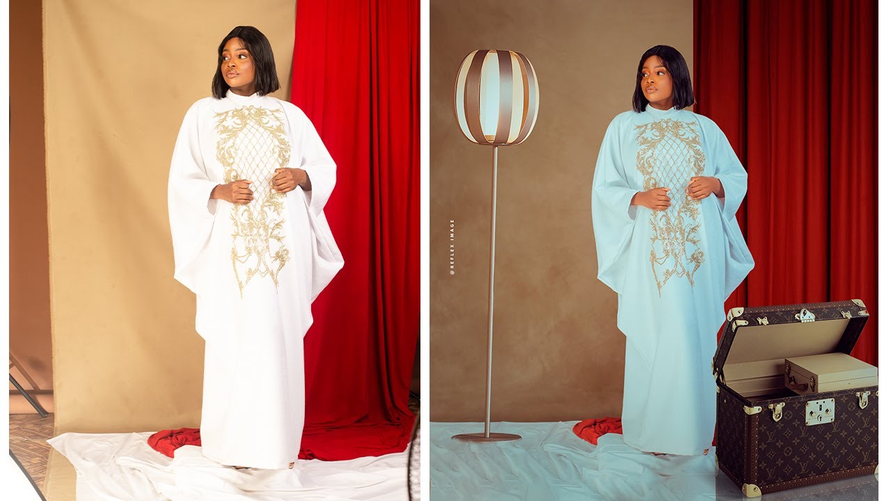 How to create a beautiful studio Background/ picture editing - YouTube