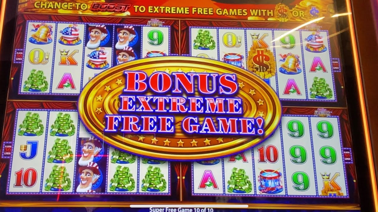 Random Extreme Free Game Saves the Bonus on WILD AMERI'COINS! #slotmachine #casino #gambling ...