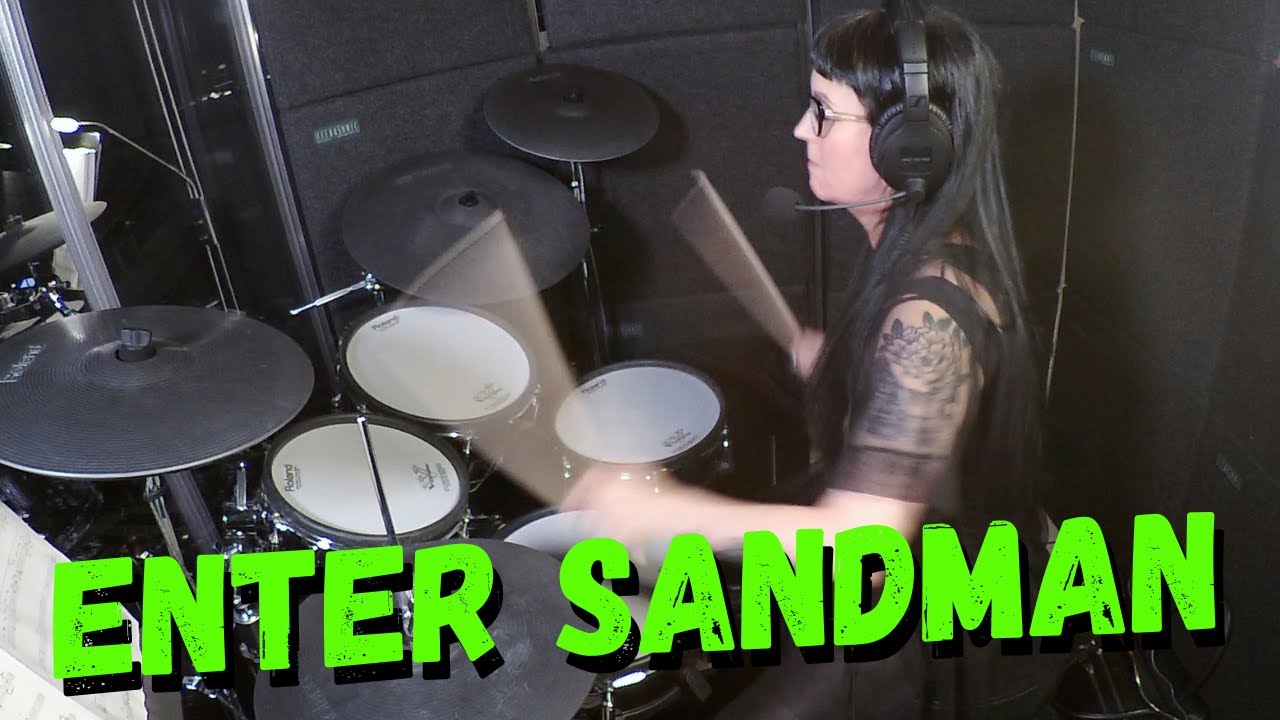 Anna Walder | Enter Sandman (Metallica - Drum Cover) - YouTube