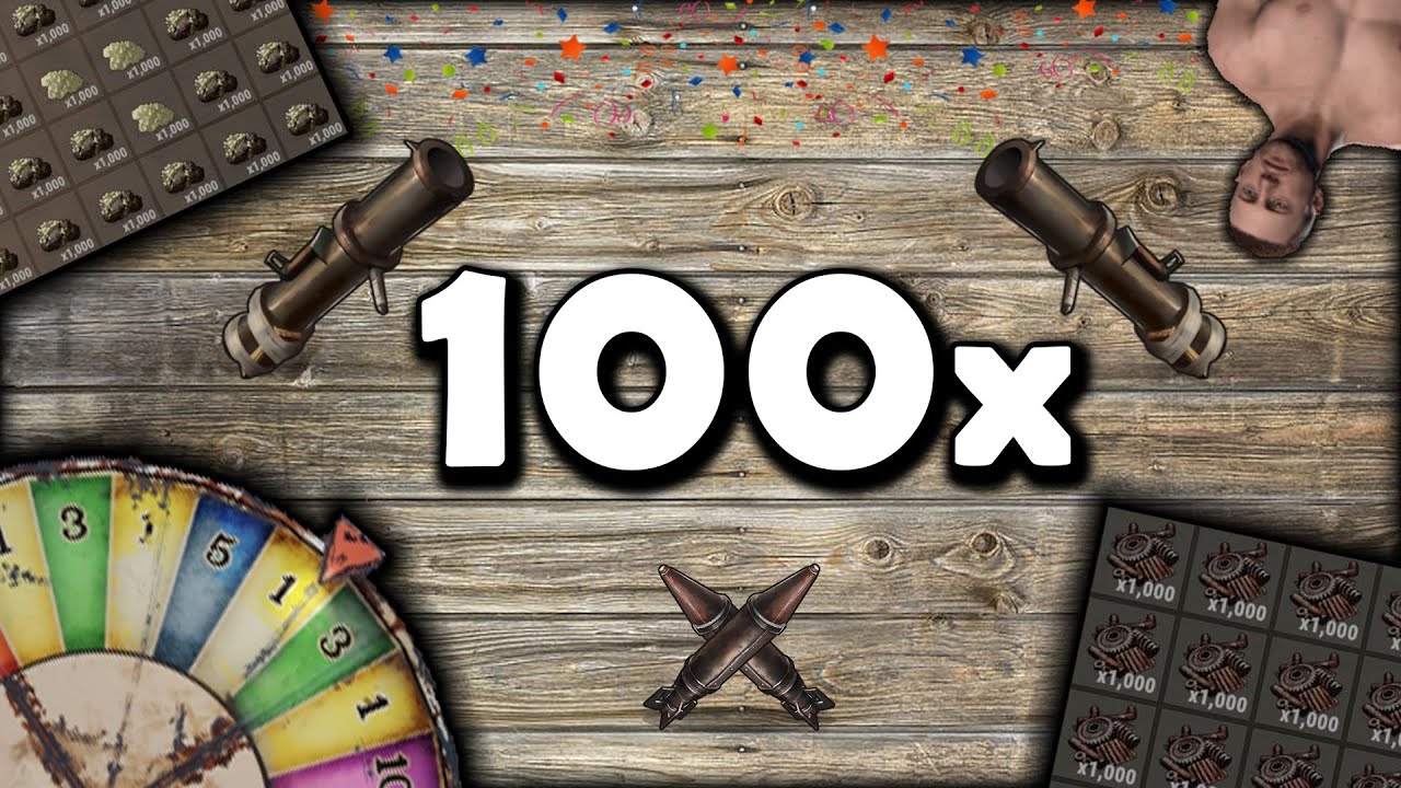 Achieving Rust END GAME WAY TOO EARLY! ~ Rust 100x Server Highlights ...