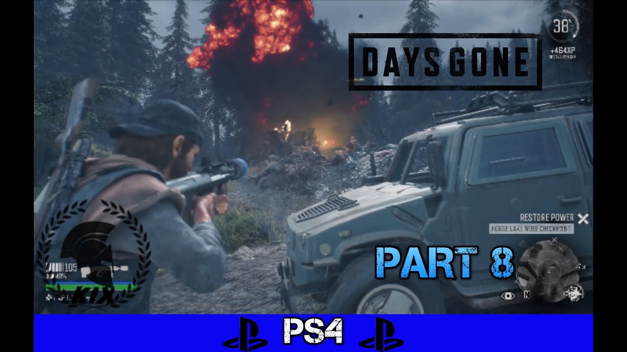 DAYS GONE - Gameplay Walkthrough Part 8 - Death Train Horde/PS4 PRO ...