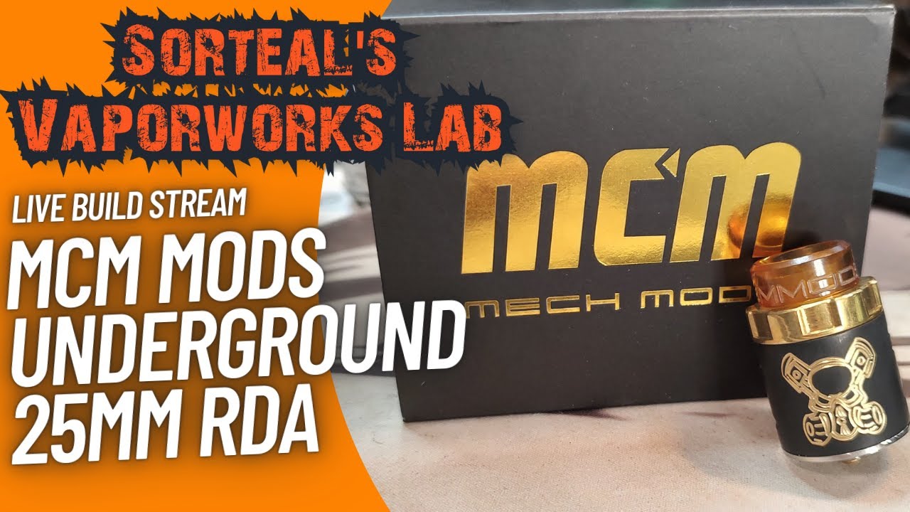 Live Building Session! The Underground 25mm RDA from MCM Mods! - YouTube