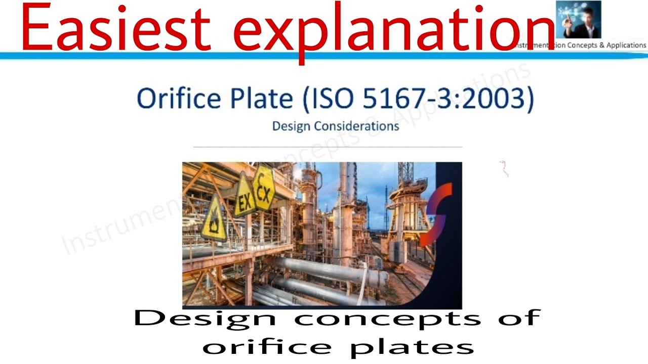 Orifice plates (ISO 5167-3:2003) - YouTube
